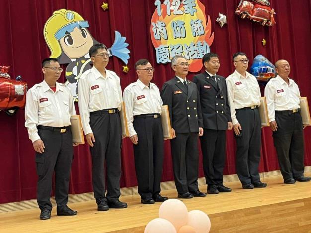 左營義消分隊長陳建良榮獲112年局長獎殊榮
